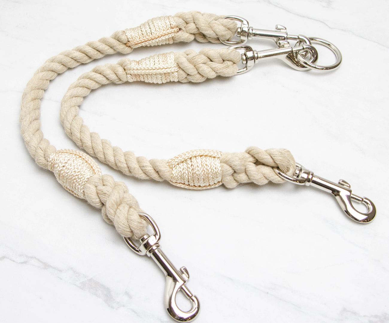 Cotton Rope Multi-Dog Leash Connector – Parker & Co.